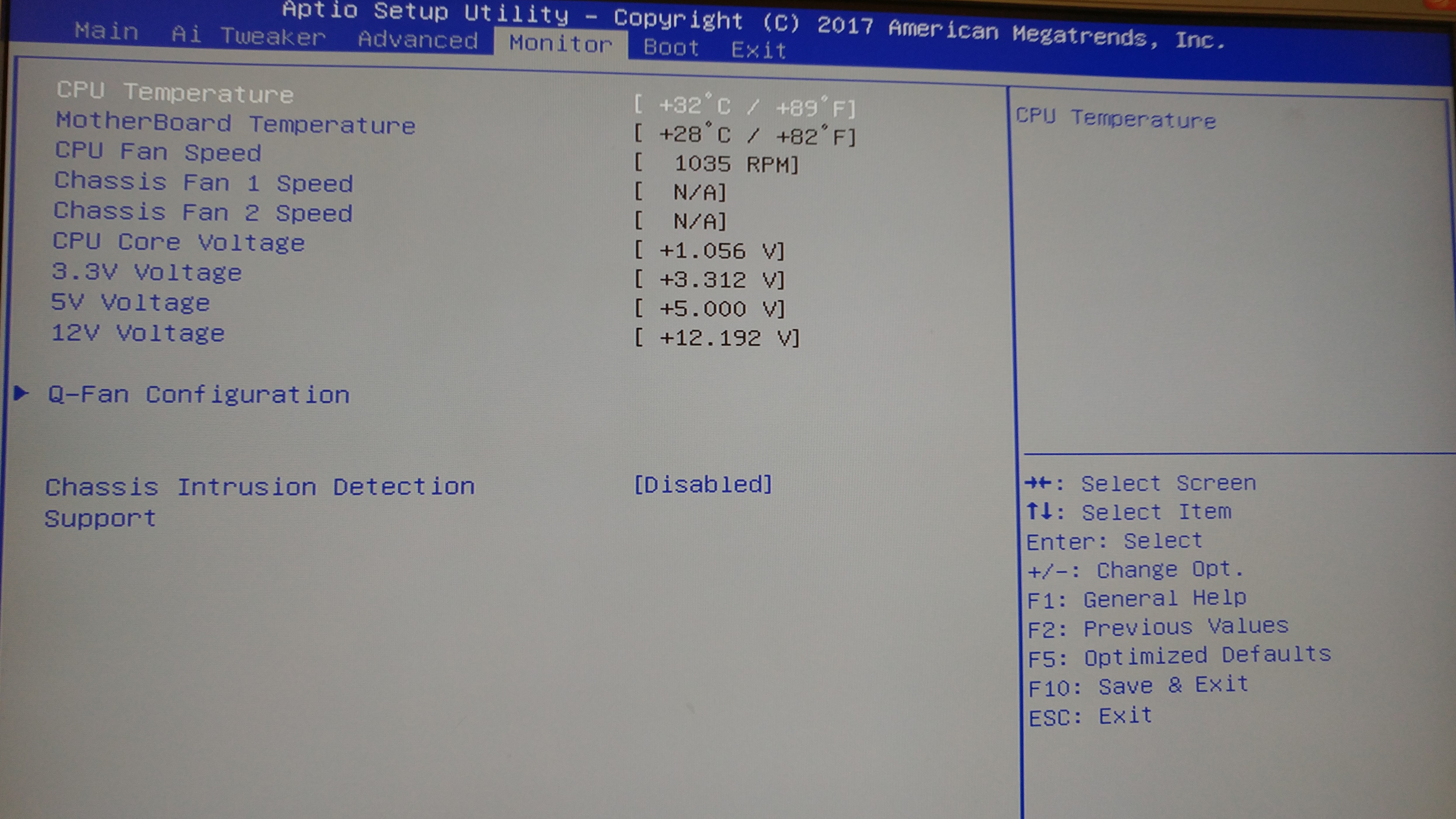 Menu Monitor (Surveillance)